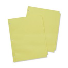 UNV20836 SELF-TAB INDEX DIVIDERS, 5-TAB, 11 X 8.5, BUFF, 36 SETS