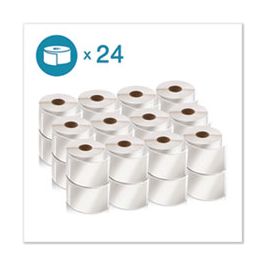 DYM2050817 LW SHIPPING LABELS, 2.13" X 4", WHITE, 220/ROLL, 24 ROLLS/PACK